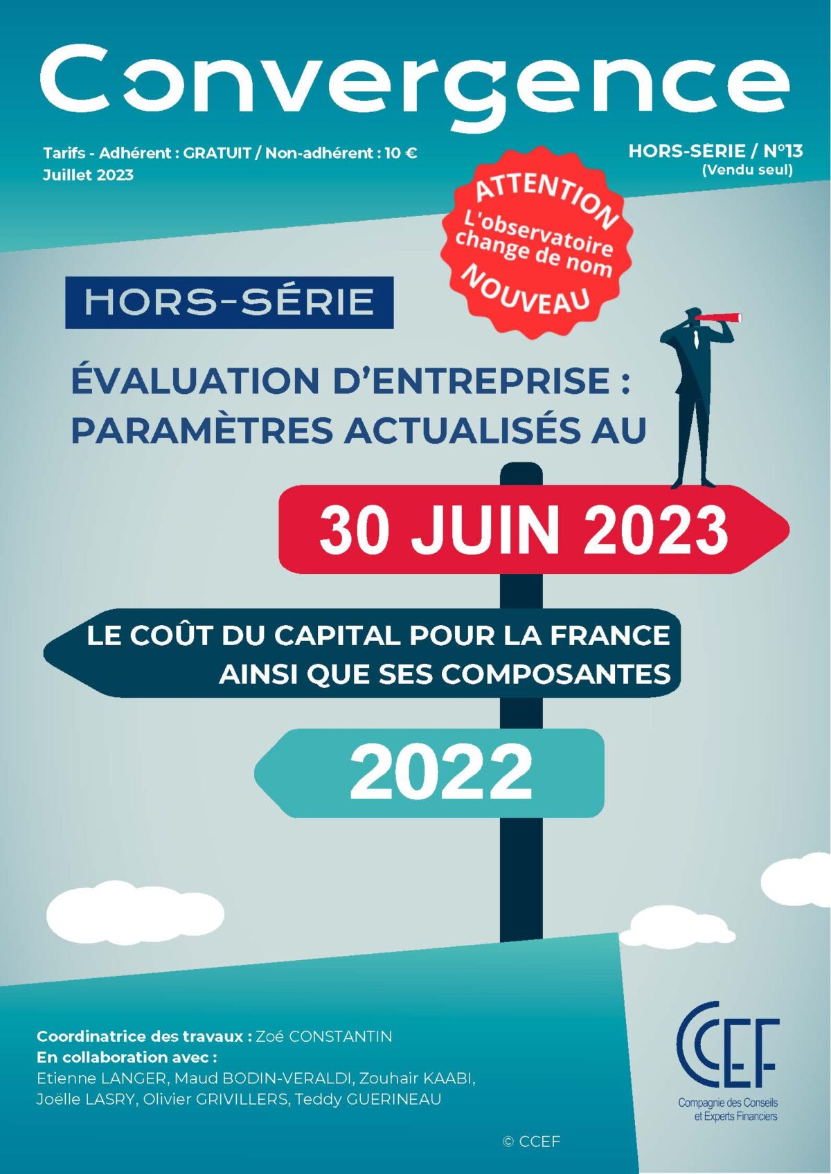 CCEF - Compagnie des experts financiers - Propositions & publications