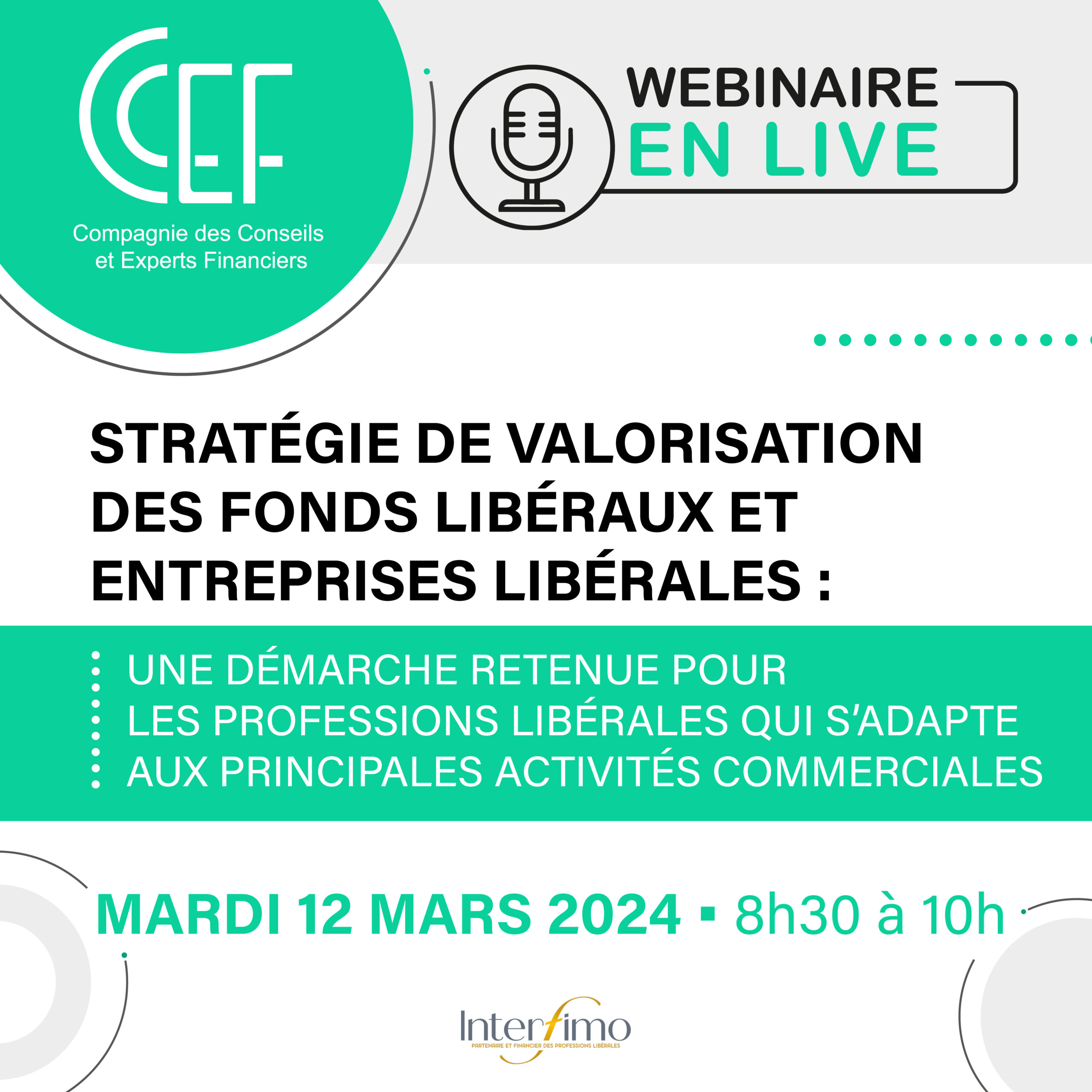 Webinaire Stratégie de valorisation des fonds libéraux et entreprises de l’activité libérale ...