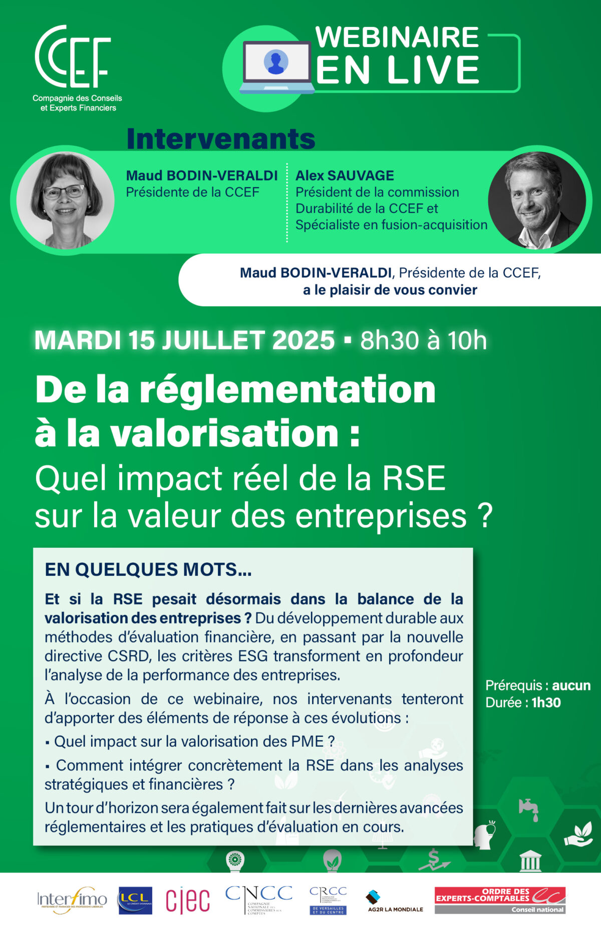 Webinaire Impact réel de la RSE - Mardi 15 juillet 2025 - CCEF